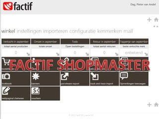 Factif shopmaster | PPT