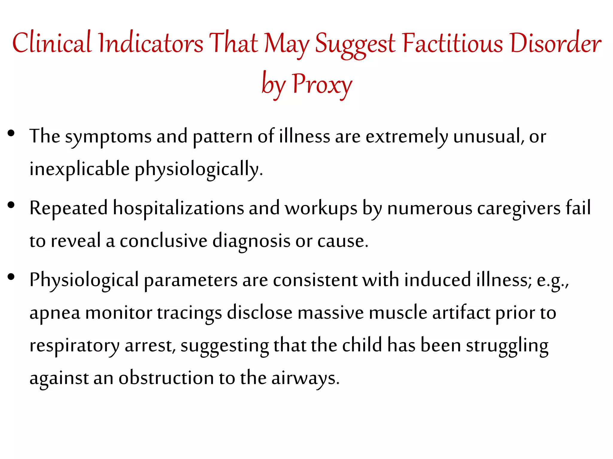 Factitious disorder | PPTX