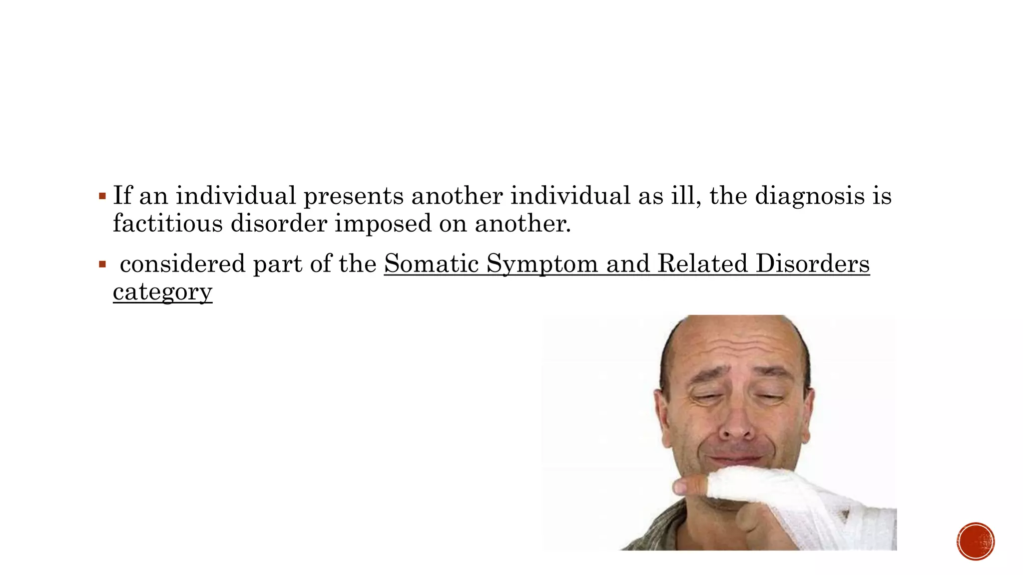 Factitious disorder | PPTX