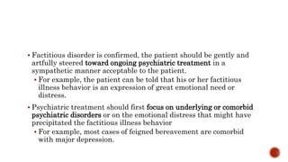Factitious disorder | PPT