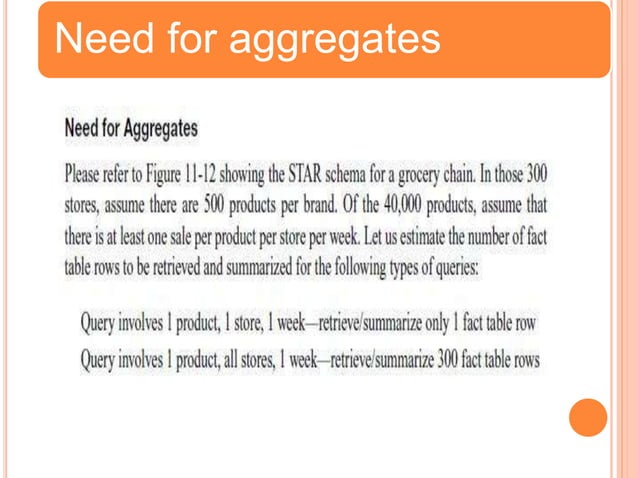 Fact less fact Tables & Aggregate Tables | PPTX