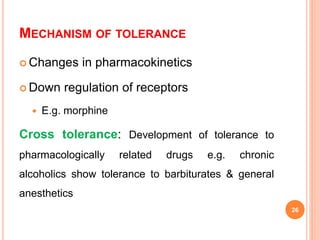Factors modifying drug action | PPTX