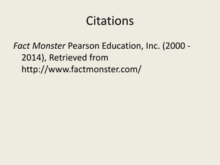 Fact monster | PPT