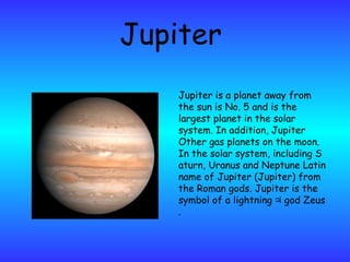 Planets Solar System In Latin