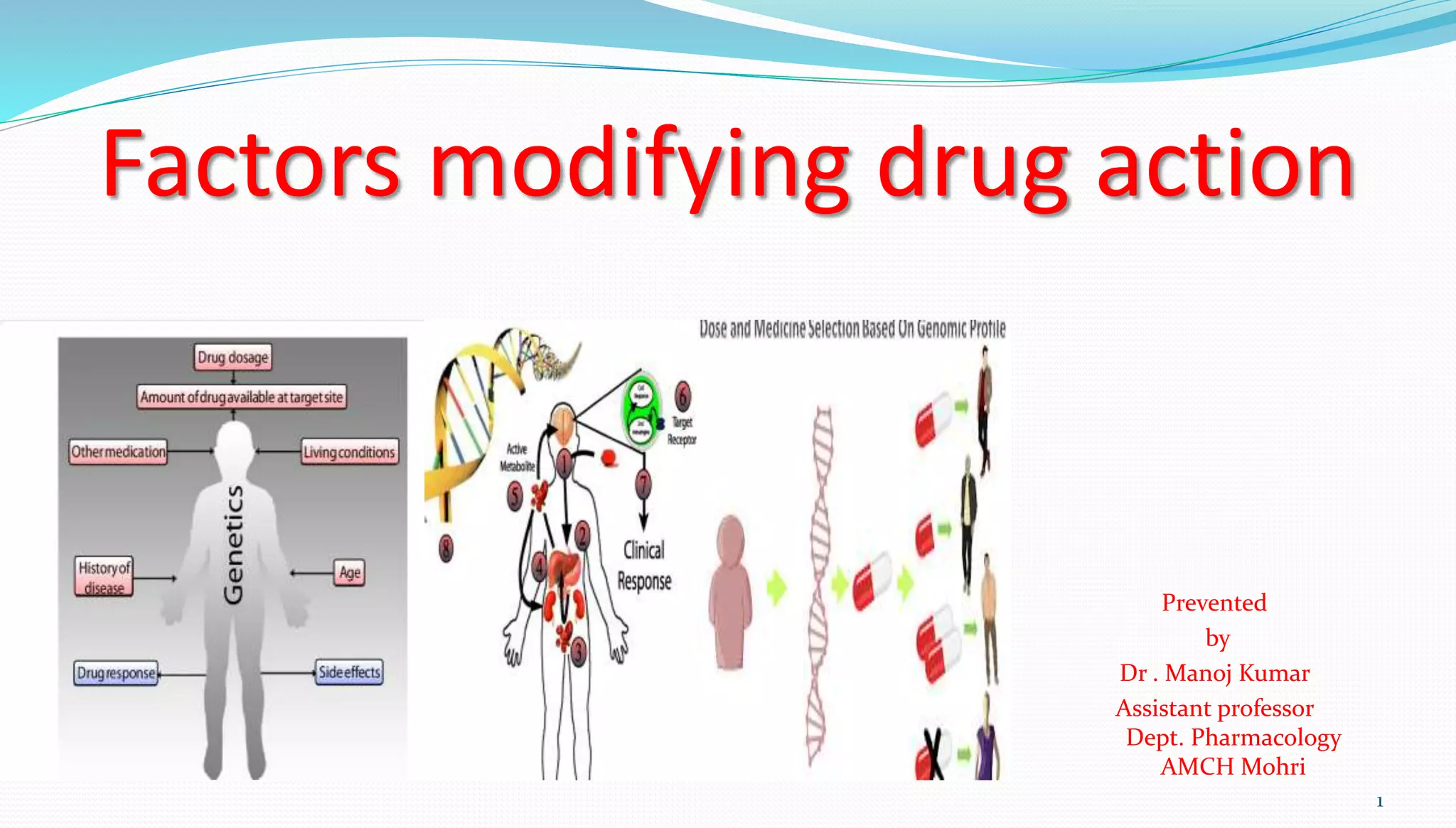 Factors modifying drug action new 2023 | PPTX