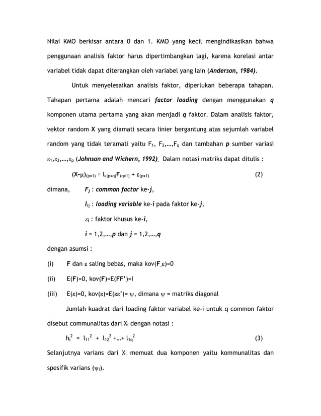 Factor Analysis | PDF