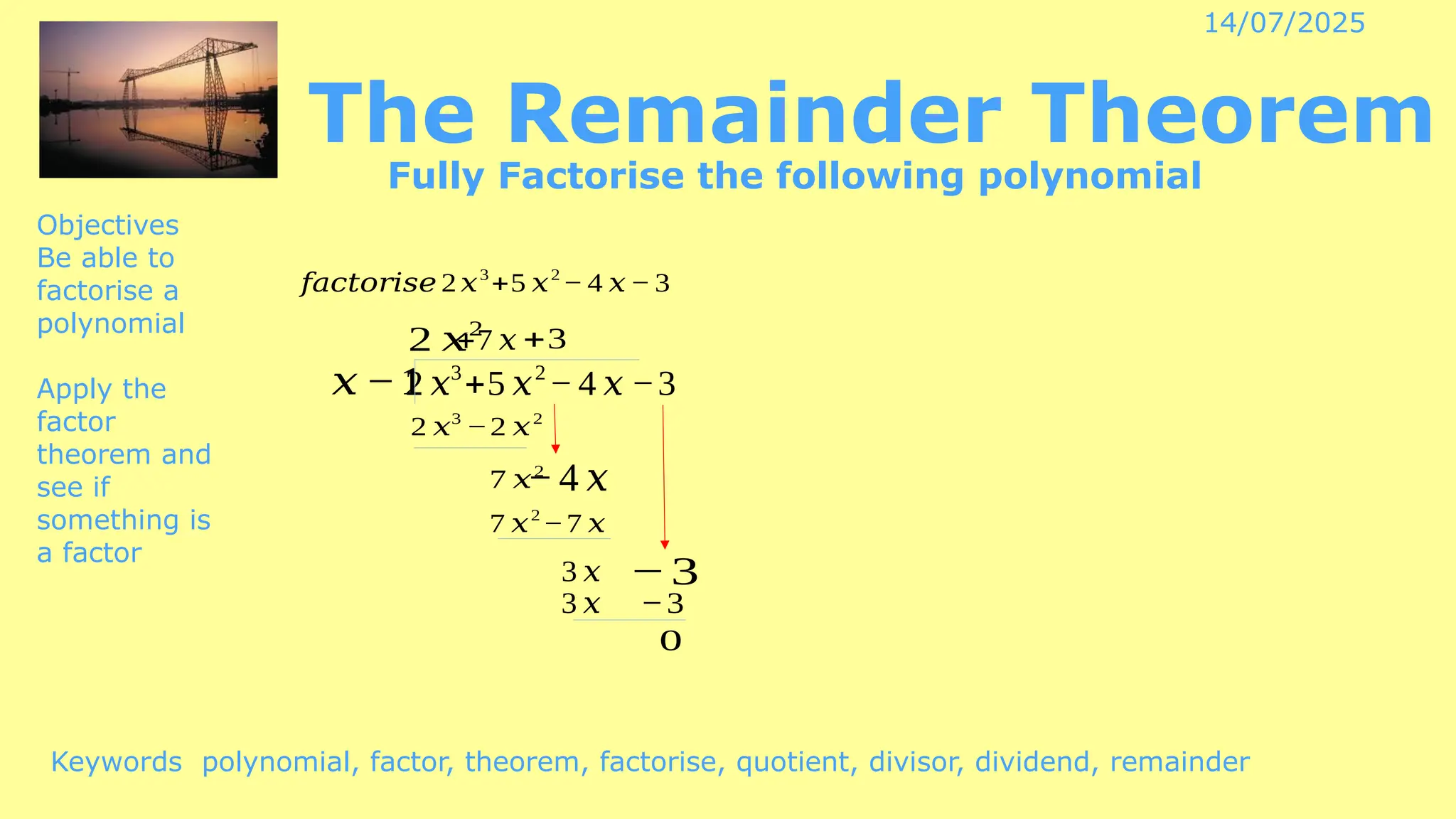 factor-and-remainder-theorem for students | PPTX