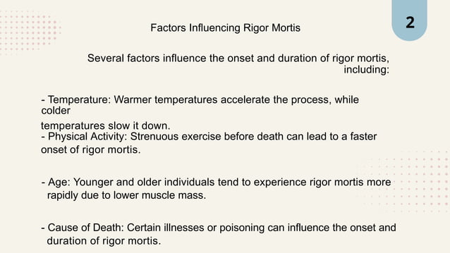 Factor-influencing-rigormortis.pptx in fish | PPT