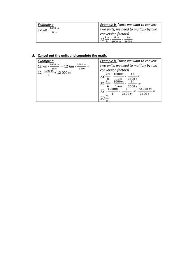 Factor label method | PDF