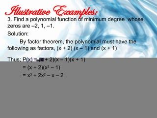 Fundamental Theorem of Algebra (Factor Theorem).ppt