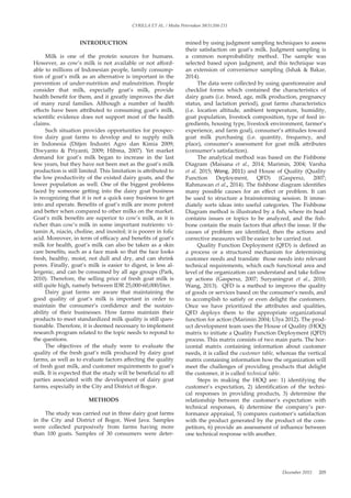 Factor affect goat milk quality | PDF | Agriculture | Industries