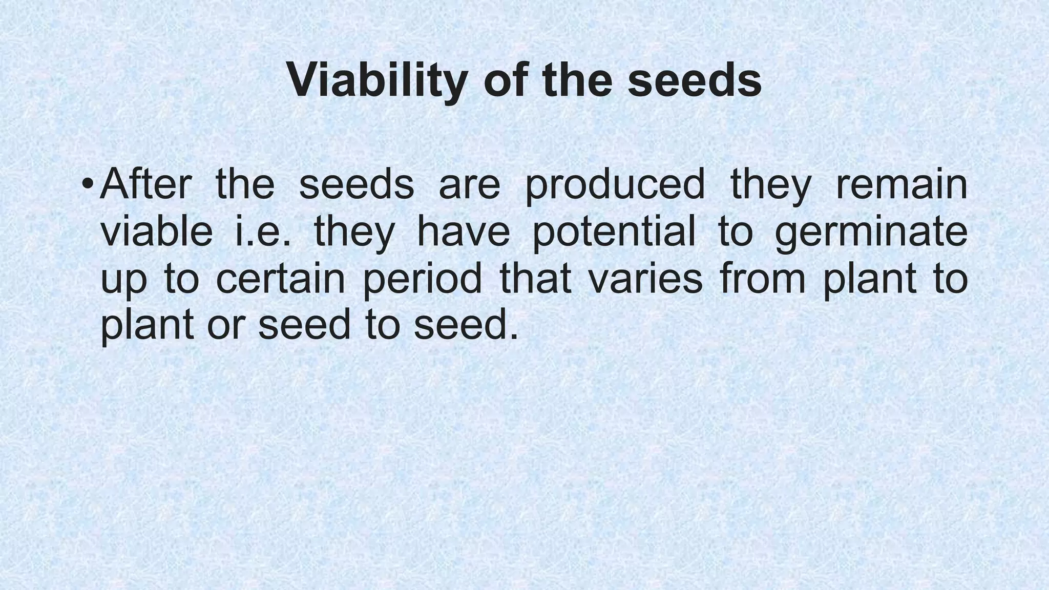 Factor affecting of seed germination | PPTX