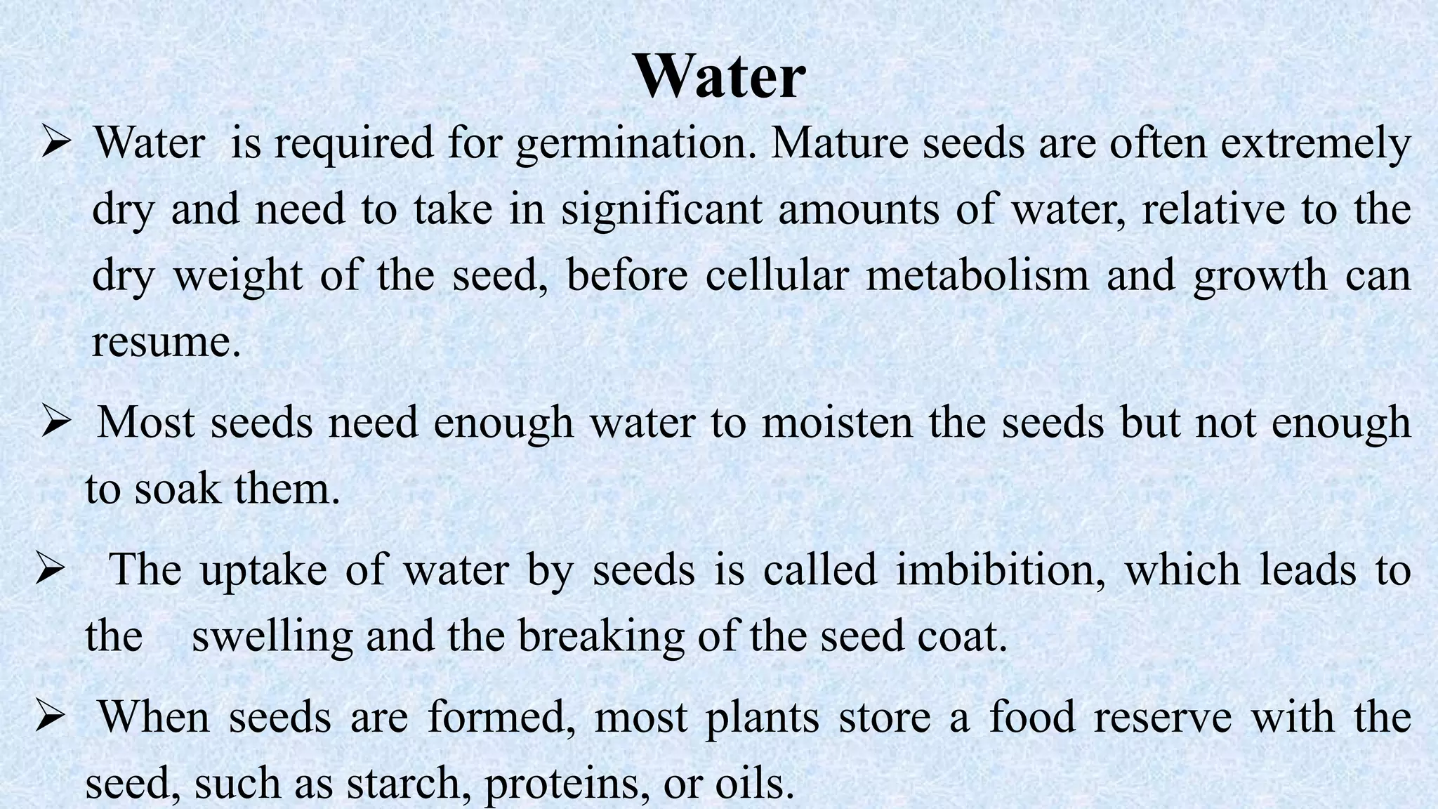 Factor affecting of seed germination | PPTX