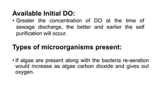 Factor affecting self purification capacity of the river | PPTX ...