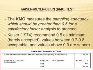 Factor Analysis | PPT