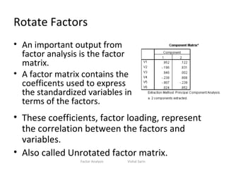 Factor analysis | PPT