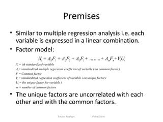 Factor analysis | PPT