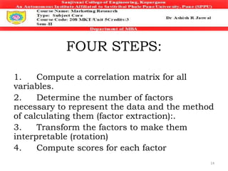 Factor analysis | PPT