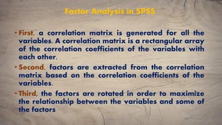Factor Analysis - Statistics | PDF