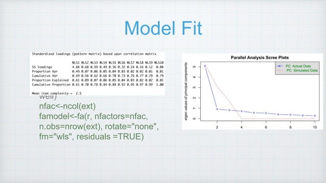 Factor Analysis In R With Five Personality Survey Mini Sample Ppt