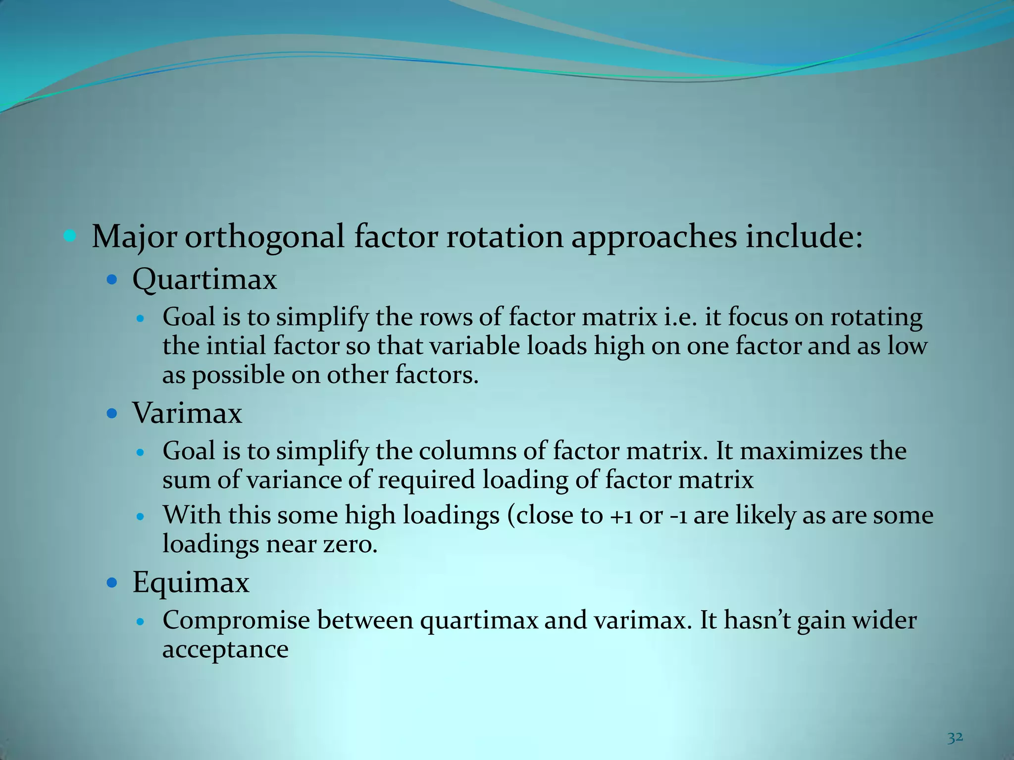 Factor Analysis in Research | PPTX