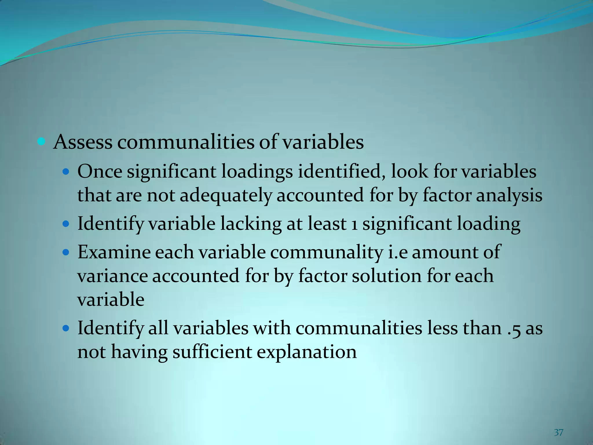 Factor Analysis in Research | PPTX