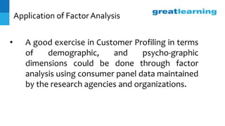 Factor Analysis-Presentation DATA ANALYTICS | PPTX