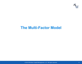 Factor Analysis: Understanding Portfolio Risk | PPT