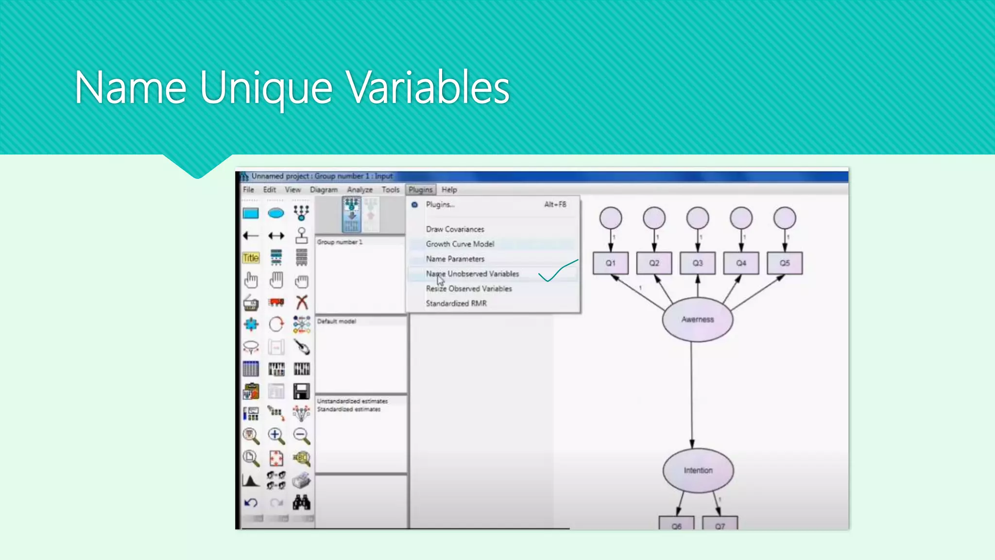 Factor analysis in AMOS | PPTX