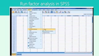 Factor analysis in AMOS | PPTX