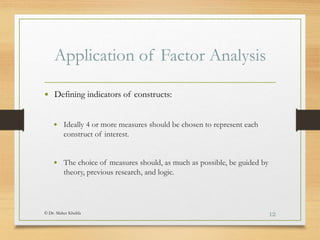 factor analysis (basics) for research .ppt