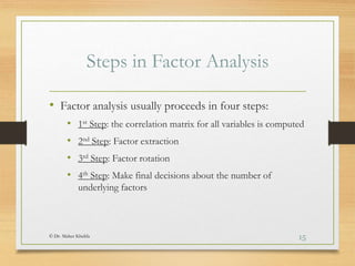 factor analysis (basics) for research .ppt