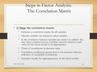 factor analysis (basics) for research .ppt