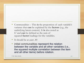 factor analysis (basics) for research .ppt