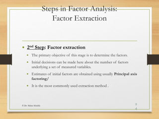 factor analysis (basics) for research .ppt