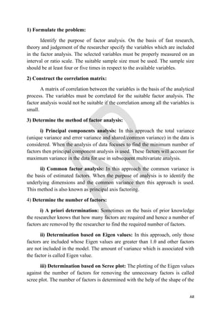 Factor Analysis | PDF