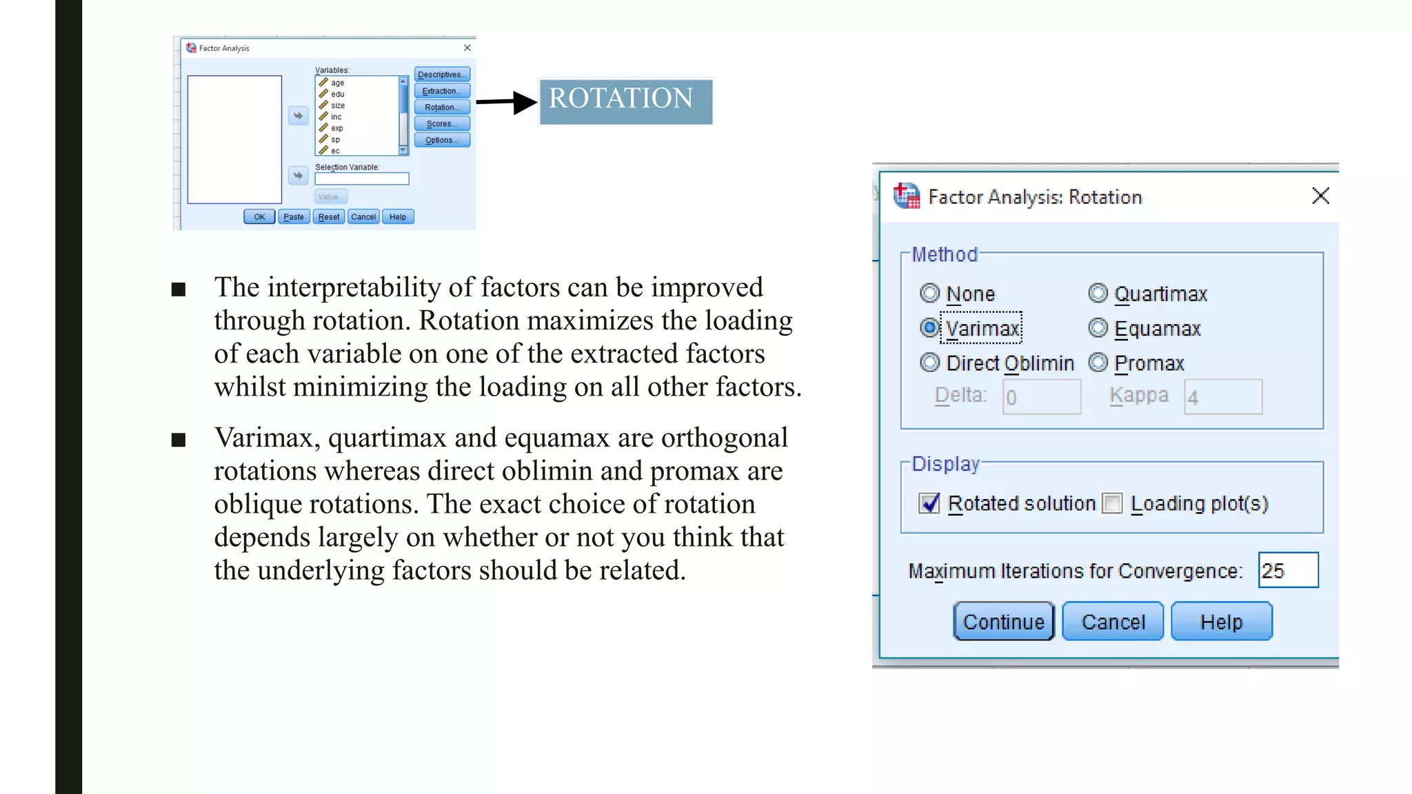 Factor analysis | PPTX