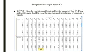 Factor analysis | PPTX