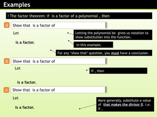 Factor And Remainder Theorem - Lesson.pptx