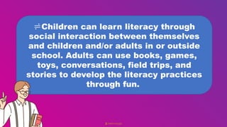 FACT OR BLUFF game about the Social Literacy | PPTX