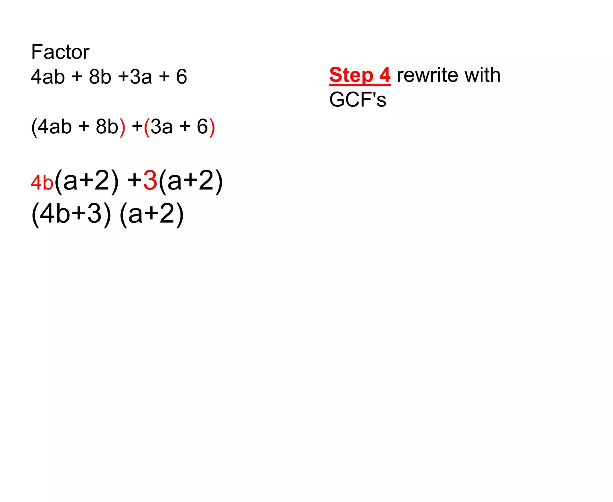 Factor by grouping | PPT