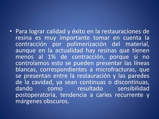 Factor c en RESINAS | PPTX