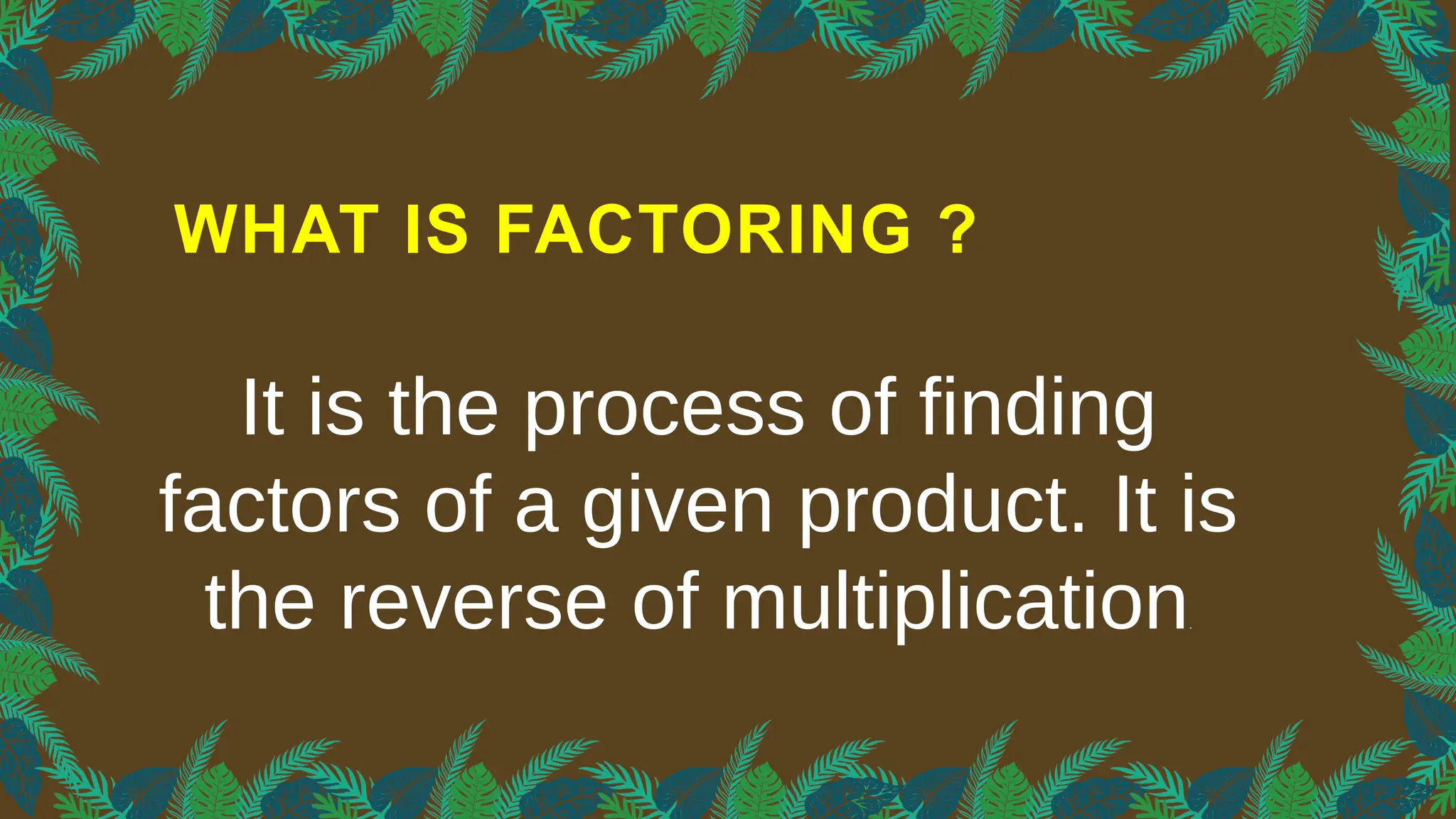 FACTOR COMPLETELY DIFFERENT KINDS OF POLYNOMIALS.pptx | Computing ...