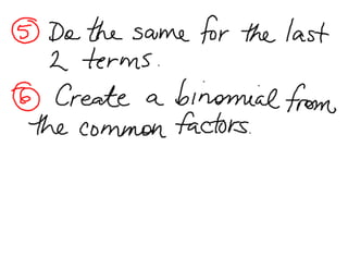 Factor complex trinomial | PDF