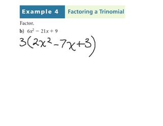 Factor complex trinomial | PDF