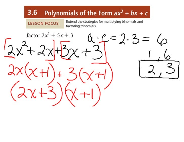 Factor Complex Trinomial