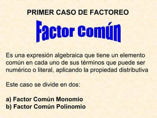 Factor comun | PPT