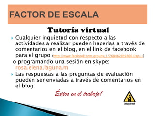 Factor de escala | PPTX