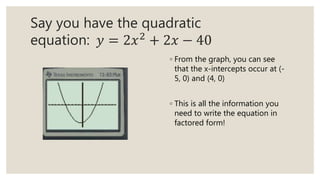 Factored form | PPTX
