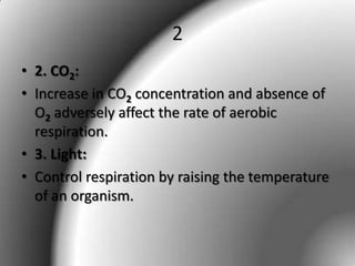 Factor effecting respiration | PPTX